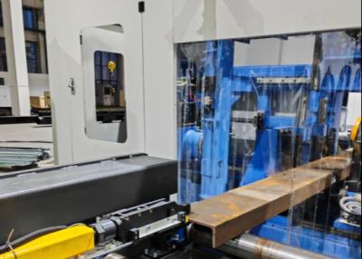 China 40mm Max. Hole Diameter CNC I Beam Drilling Sawing And Cut Machine Line With PLC Control for sale