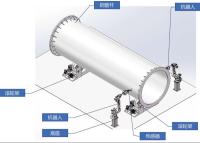 China Intelligent Welding Solution For Steel Pipe Tower Flange Rib Plates for sale