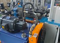 China 125*30 Punching Cylinder CNC Flat Iron Hoop Forming Machine 3KW Feeding Servo Motor for sale