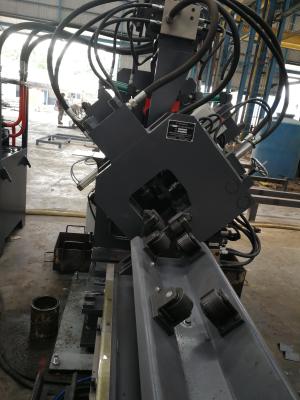 China Gray Color CNC Angle Punching And Shearing Machine With Punching Force 1000kN for sale