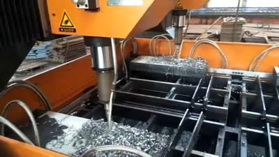 China Movable Metal Flange Plate Drilling Machine CNC Double Spindle for sale