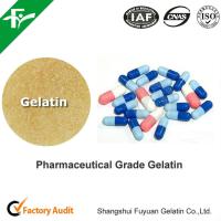 China Light Yellowish Bovine Gelatin 160-280 Bloom for Viscosity 3.0-5.0 Mpa.s for sale