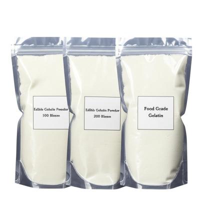 China Buy Edible Gelatin Powder with Strength 100 Bloom 260 Bloom and Food Grade Gelatin for sale