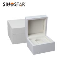China SINOSTAR SWW-001 Wooden Watch Box 12-Slot with Removable Pillows OEM Custom for sale