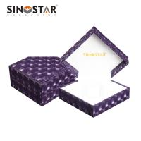 China SINOSTAR SWWL-001 Leather Watch Box 11.5x7.5x7.5cm Gold Hot Stamping for sale