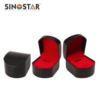China SINOSTAR Leather Watch Presentation Case 10x10x5 Inches OEM Custom for sale