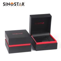 China Sinostar SWL Single Watch Box Classic Screen Printing Holds 1 Watch Durable Plastic for sale