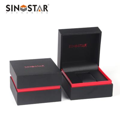 China Sinostar SWL Single Watch Box Classic Screen Printing Holds 1 Watch Durable Plastic for sale