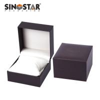 China Sinostar SWL Single Watch Box Snap Button Closure Scratch Resistant Holds 1 Watch for sale