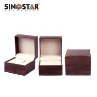 China Sinostar SWL Single Watch Box Plastic Core Velvet Inside 1 Watch Capacity for sale