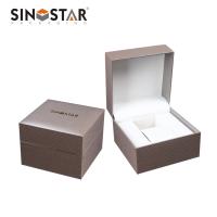 China SINOSTAR SWP-001 Plastic Watch Box with PU Inside Custom Logo OEM for sale