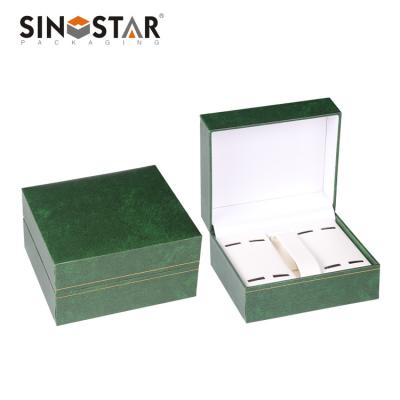 China SINOSTAR SWP-001 Plastic Watch Box 11.3x7.2x2.5in Custom Logo Display Case for sale