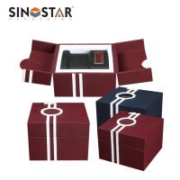 China Custom Logo Plastic Watch Box OEM Acrylic Chronometer Case for Watch Storage and Display for sale