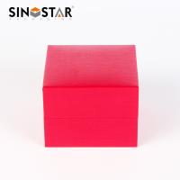 China Plastic Watch Box With Inside Material PU With Texture For Watch Storage And Display for sale