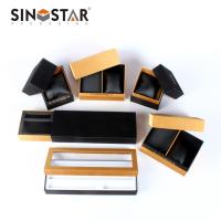 China Custom Logo Plastic Watch Box SWP-001 20x20x5cm Glossy Varnishing for sale