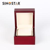 China Custom Wooden Watch Box with Removable Pillows Large Storage Case OEM for sale