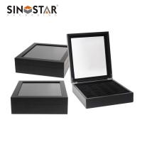 China SINOSTAR SWW-001 Wooden Watch Box with Soft Velvet Lining 12 Slot Watch Organizer for sale