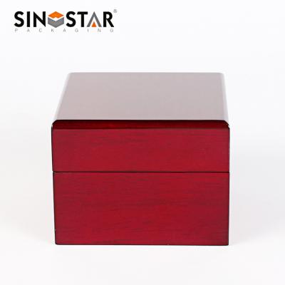 China Large Wooden Watch Box with Removable Pillows OEM Custom Color 12 Slot Storage for sale