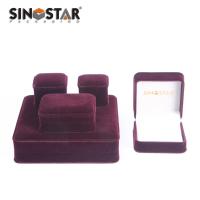 China SINOSTAR SSJ Clear Acrylic Jewelry Display Sets 6 Piece Stackable with Protective Box for sale