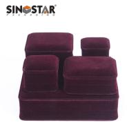 China SINOSTAR SSJ Clear Acrylic Jewelry Display Sets 6 Piece Stackable with Protective Box for sale
