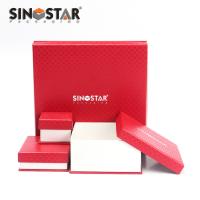 China Custom Printed Paper Jewelry Gift Box with Poly Bag and Carton Packaging for sale