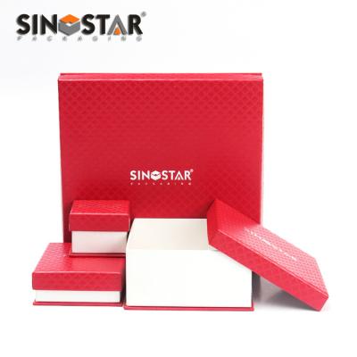 China Custom Printed Paper Jewelry Gift Box with Poly Bag and Carton Packaging for sale