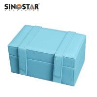 China Custom Leather Jewelry Box with Velvet Lining SLJ 1000pcs MOQ for Storage for sale