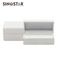 China Sinostar SWJ Handmade Wooden Jewelry Box 3.5-7cm Height Recyclable Custom Pattern for sale