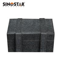 China Handcrafted Leather Jewelry Storage Box 20x15cm Customizable Rectangular Organizer for sale