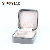 China Custom Leather Jewelry Box MOQ 1000 Screen Printing Sinostar SLJ for sale