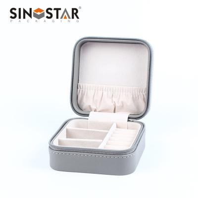 China Custom Leather Jewelry Box MOQ 1000 Screen Printing Sinostar SLJ for sale