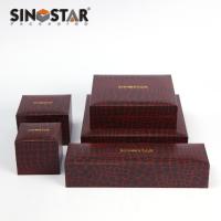 China SINOSTAR SPPJ Small Plastic Jewelry Box with Foil Stamping Custom Size Removable Tray for sale