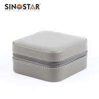 China Sinostar SLJ Custom Leather Jewelry Box for Small to Medium Jewelry Storage 1000 MOQ for sale