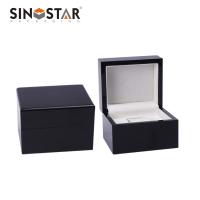 China SINOSTAR SWW-001 Wooden Watch Box 12 Slot Display Case with Soft Velvet Lining for sale