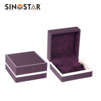 China Custom Plastic Jewelry Box with Velvet Lining 4-6 Piece Capacity OEM for sale