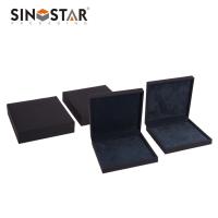 China SINOSTAR SPPJ Plastic Jewelry Box Square Shape Velvet Lining Handmade Custom Size for sale