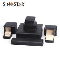 China Custom Leather Jewelry Box with Velvet Inner 1000 MOQ OEM Screen Printing for sale