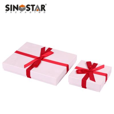 China Sinostar SPJ Paper Jewelry Gift Box with Lid Closure Custom Size and Color for Jewelry Storage for sale