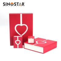 China Custom Printed Paper Jewelry Box with Lid for Gift Storage and Organization for sale