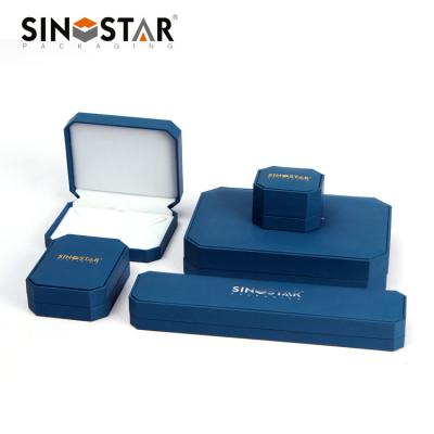 China SINOSTAR SPPJ Custom Plastic Jewelry Box Velvet Lining Small Rectangle Square Circular for sale