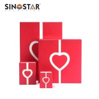 China Custom Paper Jewelry Box with Logo Print Coated Cardboard Gift Box OEM for sale