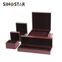 China SINOSTAR SPPJ Custom Plastic Jewelry Box Small Handmade Velvet Lined for sale