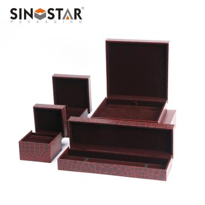 China SINOSTAR SPPJ Custom Plastic Jewelry Box Small Handmade Velvet Lined for sale