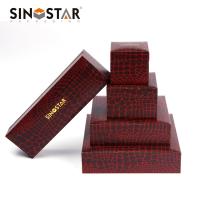 China SINOSTAR SPPJ Plastic Jewelry Box with Removable Tray Velvet Lining Custom Sizes for sale