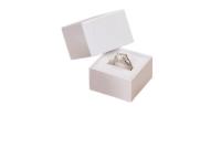 China Custom Black Wooden Ring Jewelry Box with Velvet Interior 1000pcs MOQ for sale