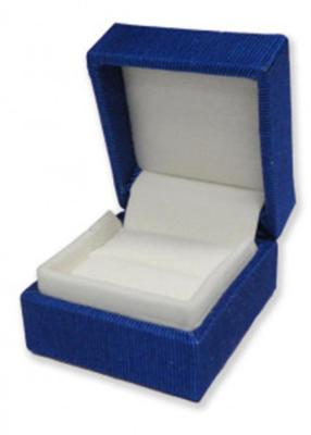 China Printed Mini Paper Ring Jewelry Box High Gloss Embossing Logol Durable for sale
