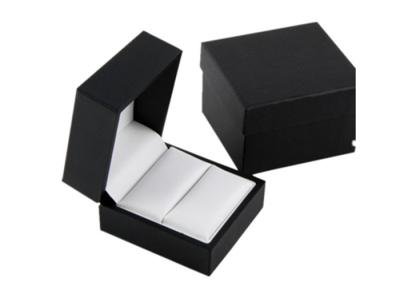 China Custom Logo Cardboard Jewelry Box for Rings Earrings Organizer 1000pcs MOQ for sale