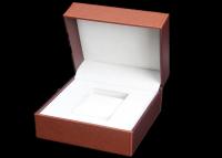 China Custom Logo PU Leather Women Watch Box with Stitching 30x20x10cm Waterproof Velvet for sale
