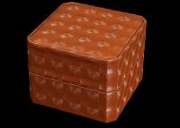 China High Gloss Women Watch Storage Box Square Jewelry Box Custom Logo 1000pcs MOQ for sale