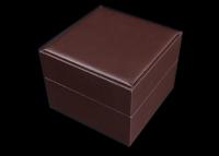 China Recyclable Brown PU Leather Ladies Watch Storage Box Custom Logo Luxury Watch Case for sale